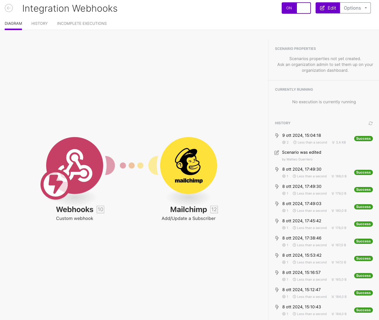 Intégration des Webhooks avec des services tiers | iubenda