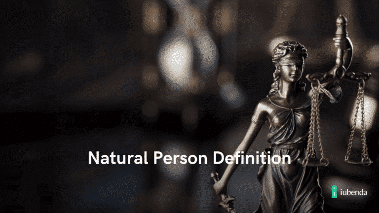 Natural Person Definition | iubenda