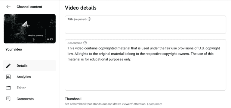 Youtube Disclaimer: When Do You Need It and How to Write One | iubenda